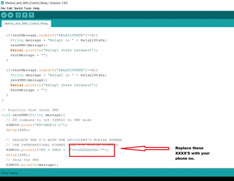SMS and Manual Control HomeAutomation System with feedback using GSM ...