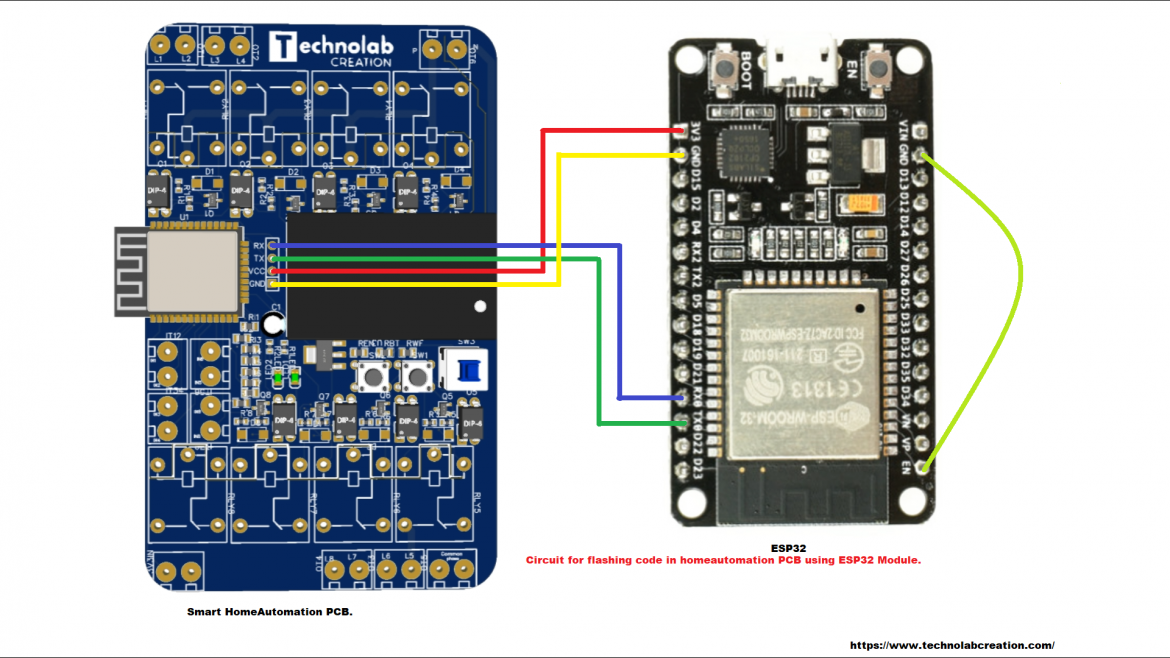 8 NODE SMT Smart HomeAutomation PCB.