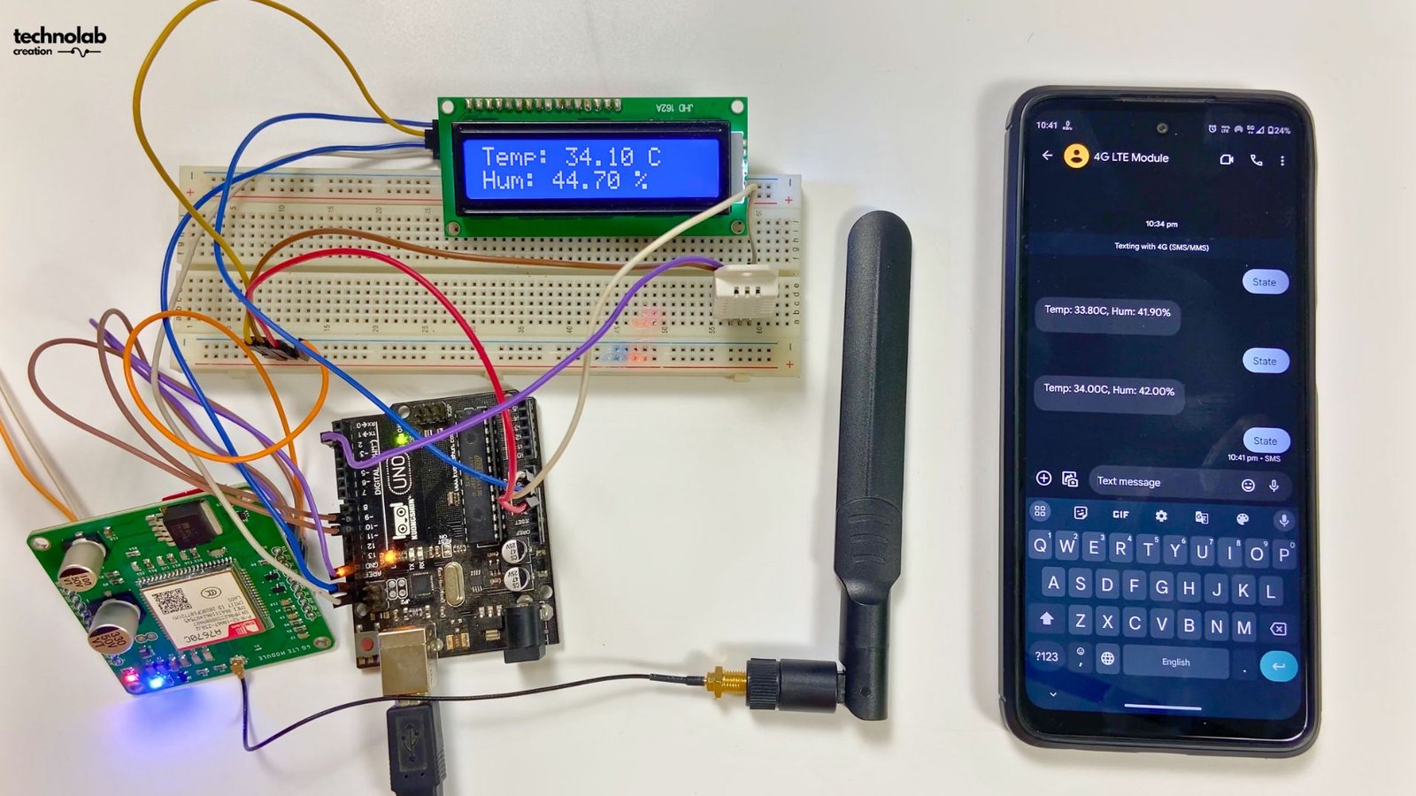 Reyax RYLR998 LoRa Module with Arduino.